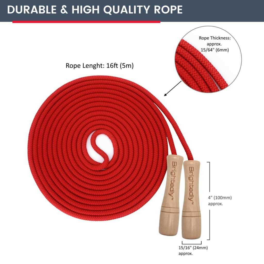 Multiplayer Long Jump Rope for Kids - Red | Brightedly®
